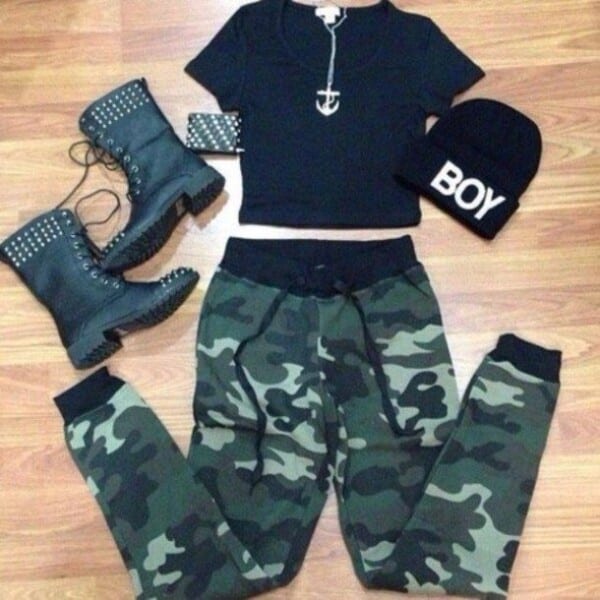 27 Cute Military Inspired Outfit Ideas for Girls