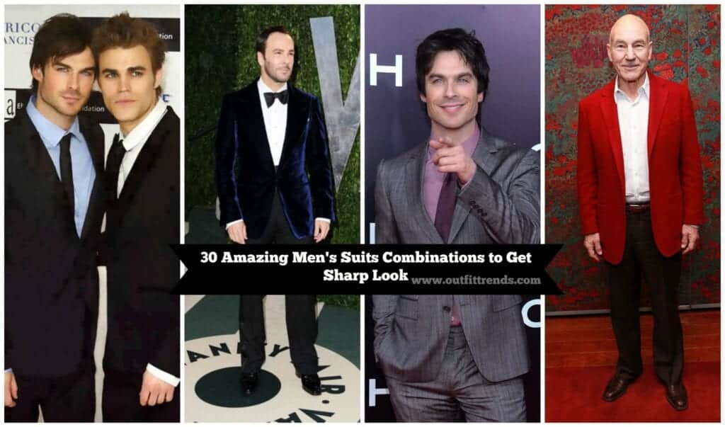30 Amazing Men's Suits Combinations to Get Sharp Look