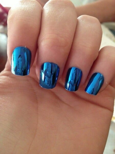 25 Most Awesome Mirror and Metallic Nail Art Ideas – Outfit Trends