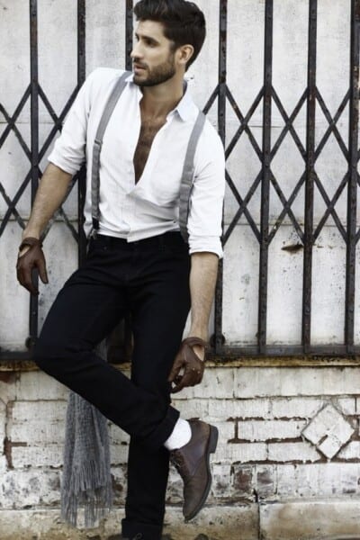How to Wear Braces? 32 Men’s Outfits With Suspenders