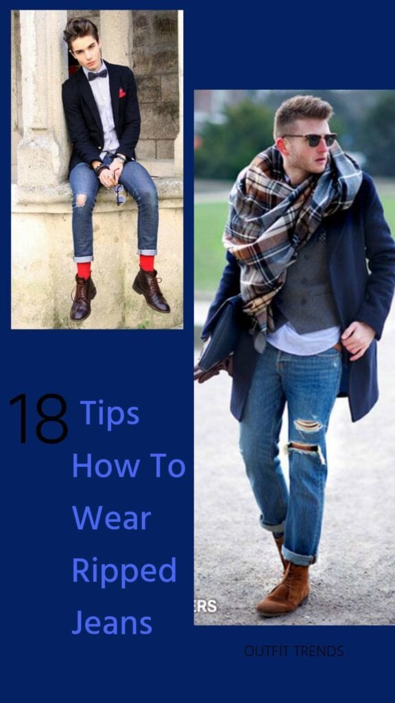 18 Cool Ripped Jeans Outfits For Men