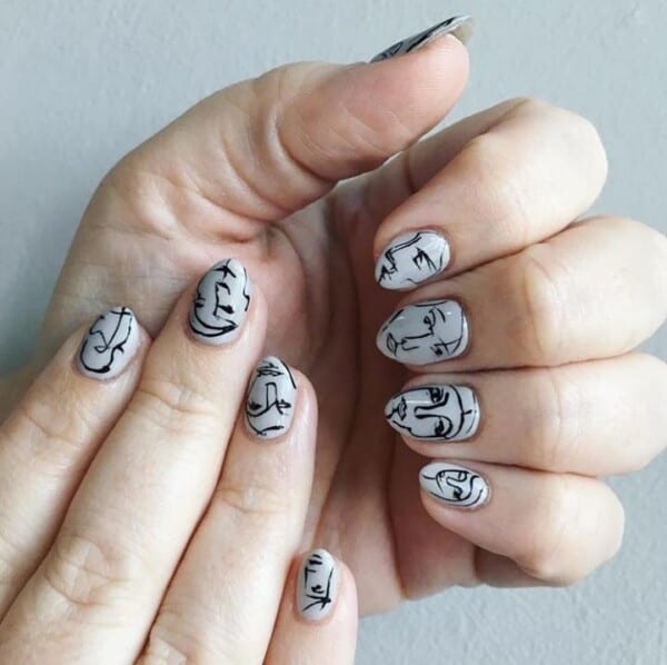 60 Cool Abstract Nail Art Ideas To Try This Year