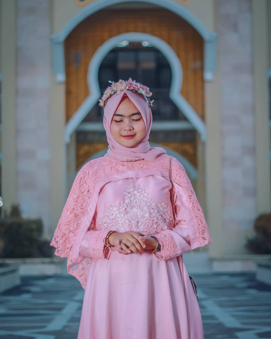 Latest Eid Hijab Styles With Eid Dresses-2019 Eid Fashion | Fashion Home