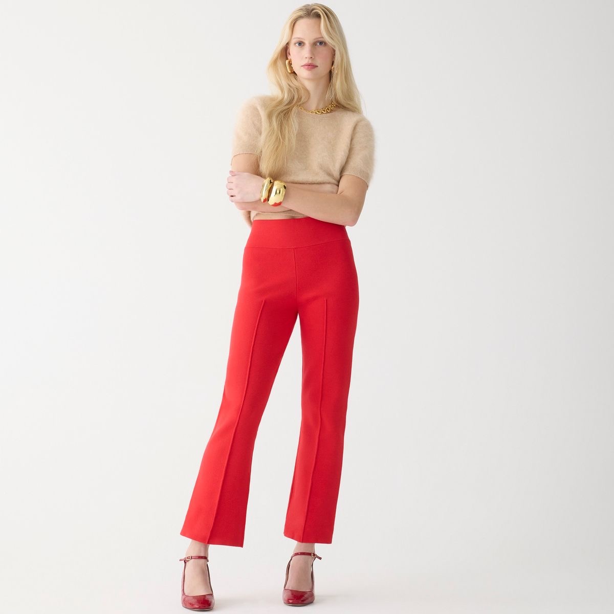 20 Chic Outfits To Wear With Red Pants with Styling Tips