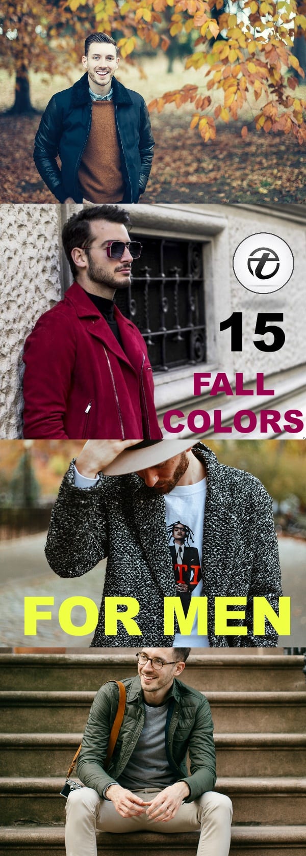 Men's Fall Colours - 15 Best Colours to Wear in Fall for Men