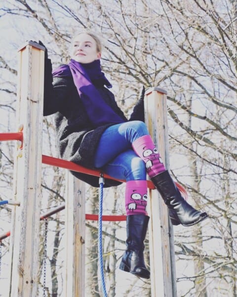 25 Best Ideas on How to Wear Colorful Socks for Women