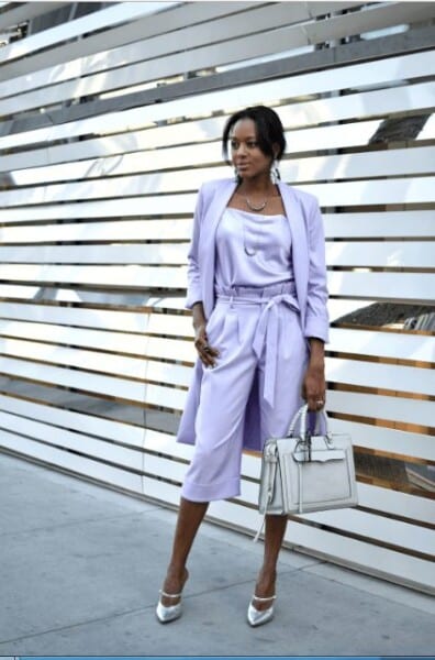 Lilac Clothing- 40 Best Ways to Wear Lilac Outfits For Women