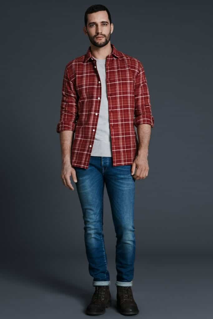 58 Best Flannel Shirt Outfits for Men & Styling Tips