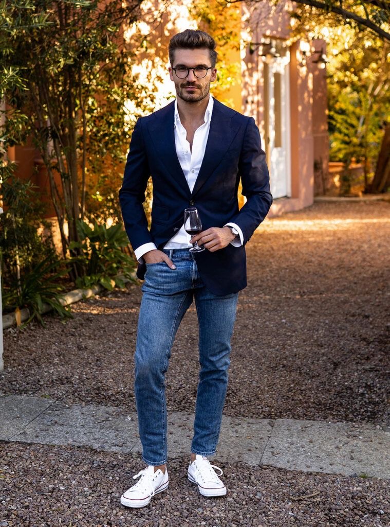 How To Wear a Sports Jacket With Jeans–25 Outfit Ideas for Men