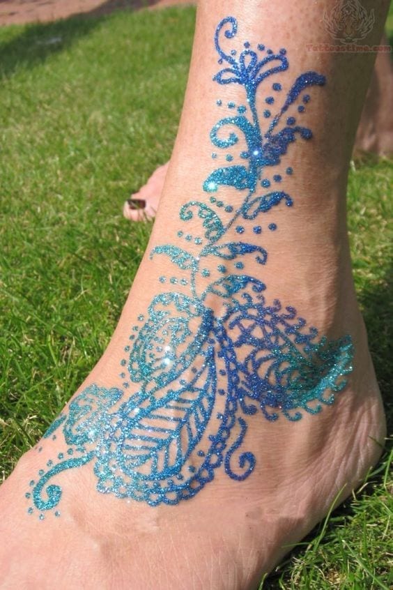 Best Glitter Mehndi Designs-Our Top 30 Glittery Picks 2019