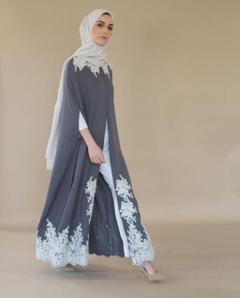 20 Latest Open Abaya Designs with Styling Tips