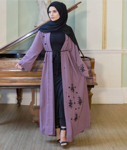 20 Latest Open Abaya Designs with Styling Tips