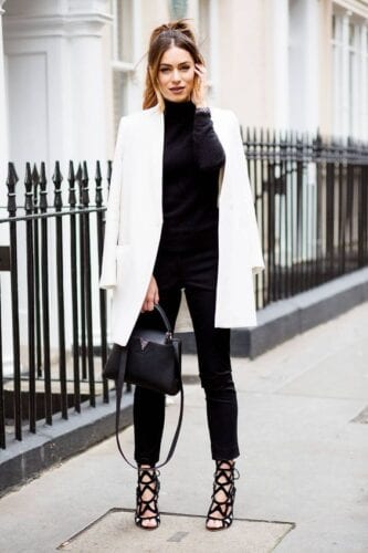 17 Cool White Jacket Outfit Ideas with Styling Tips