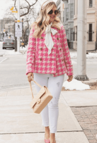 20 Houndstooth Pattern Outfit Ideas & Styling Tips