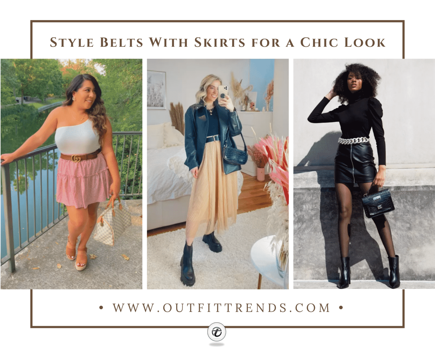 How to Style a Belt with Skirt? 27 Outfit Ideas