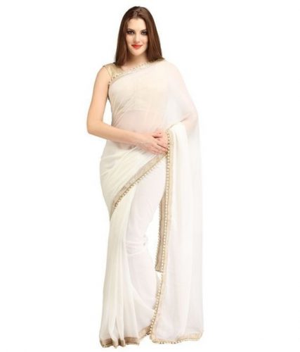 How To Wear A White Saree? 22 Styling Ideas