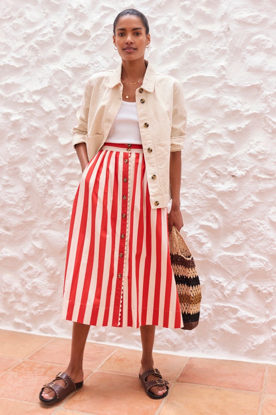 17 Best Striped Skirt Outfit Ideas with Styling Tips