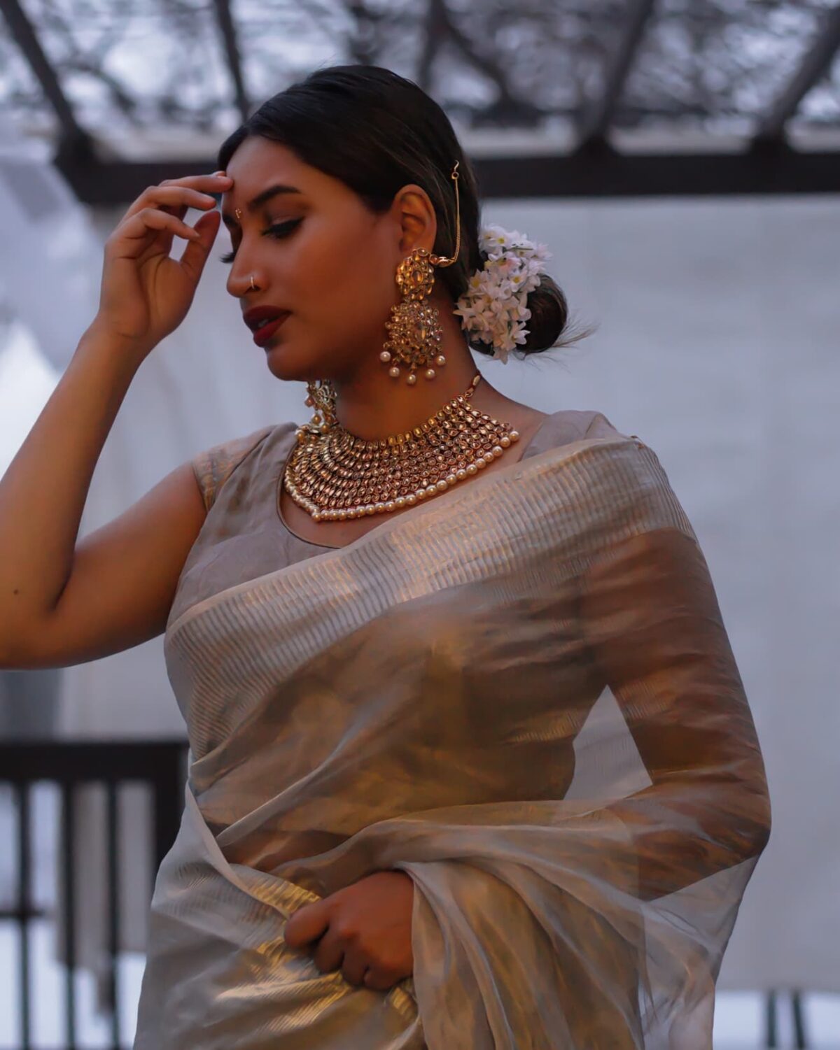 How To Wear An Organza Saree? 13 Best Organza Saree Designs