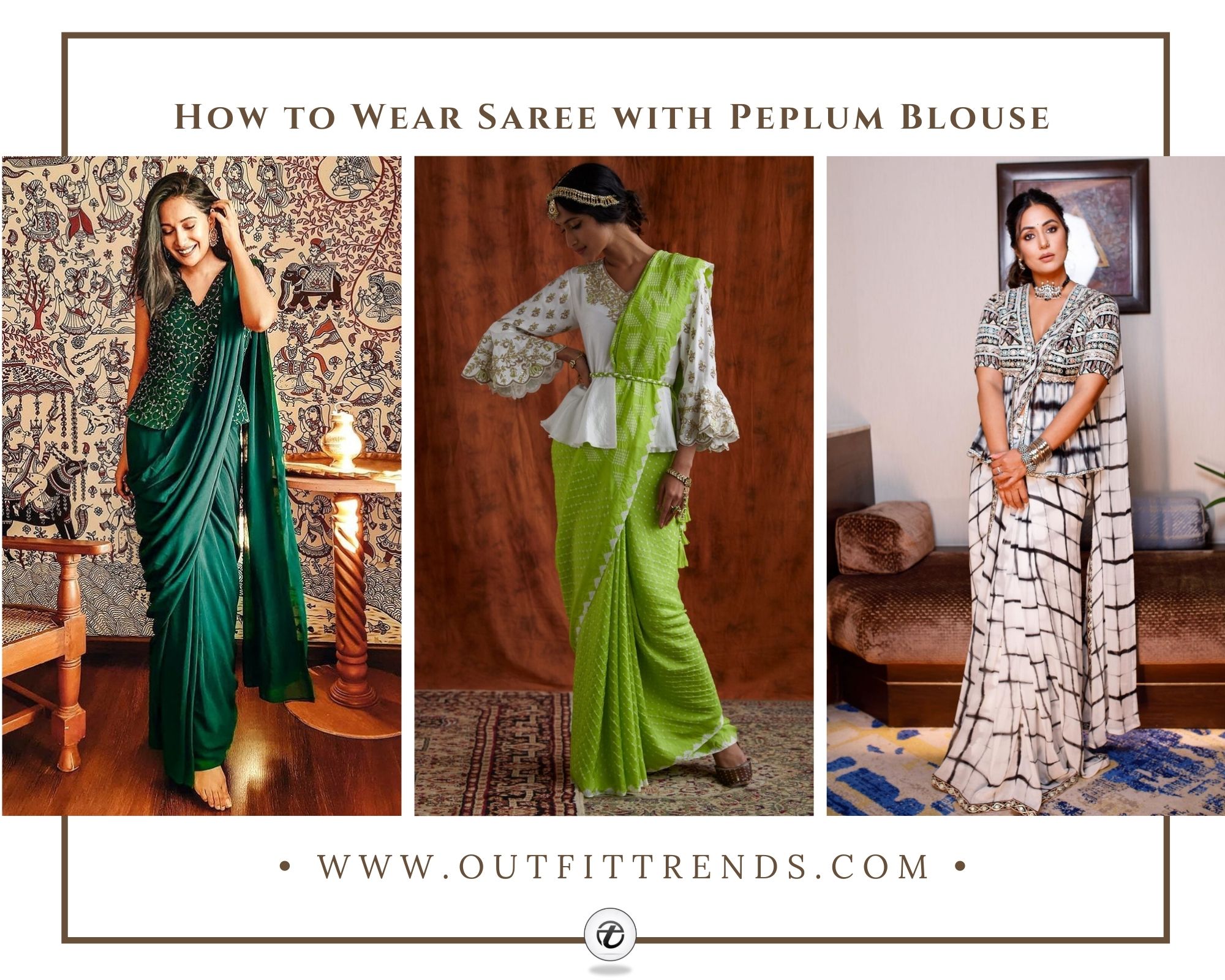 Saree with Jackets: 16 Ways to Wear a Jacket with Your Saree