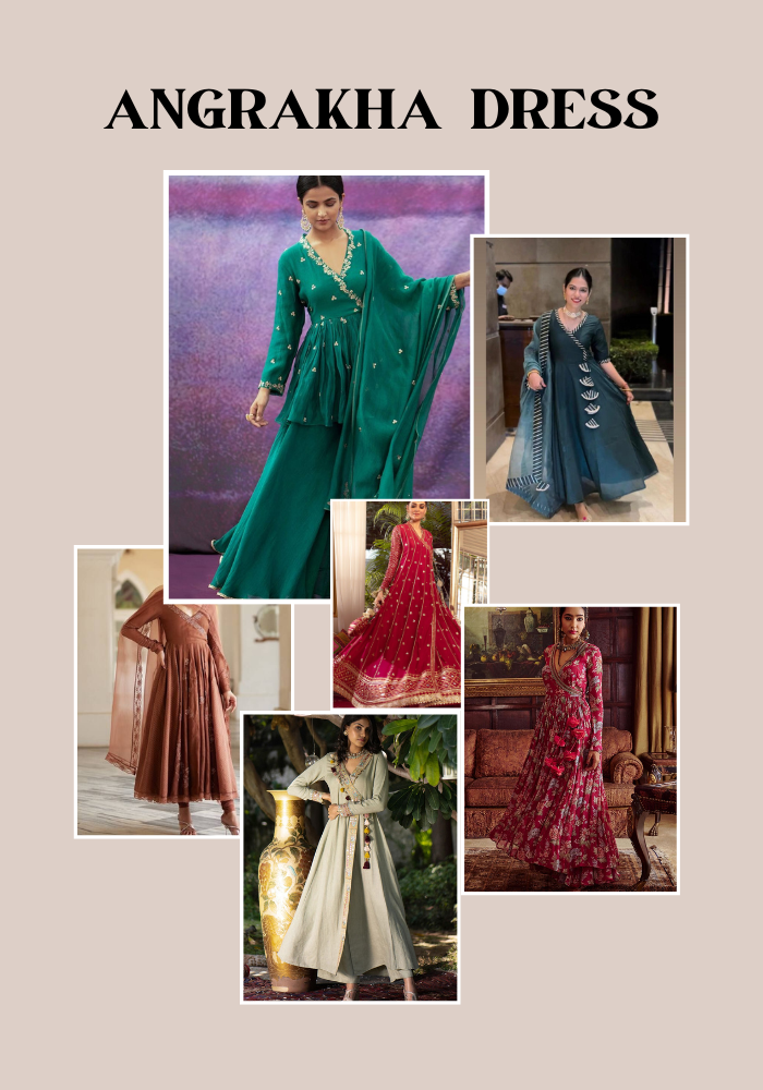 20 Latest Angrakha Dress Designs & Tips on How to Style Them