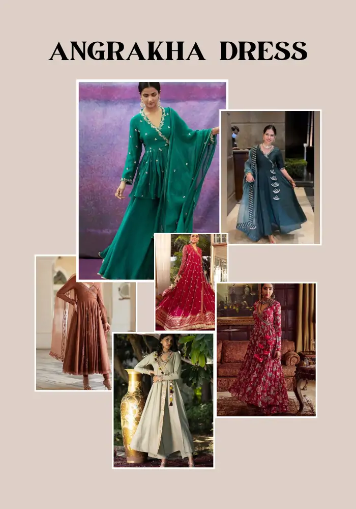20 Latest Angrakha Dress Designs & Tips on How to Style Them