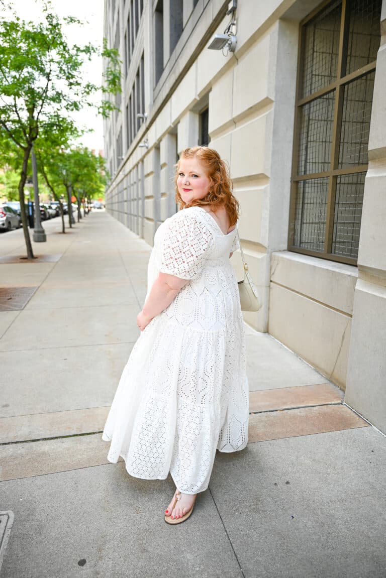 36 Chic White Eyelet Dresses And Ideas On How To Style