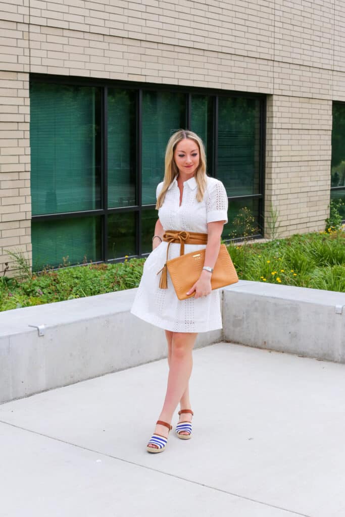 36 Chic White Eyelet Dresses And Ideas On How To Style