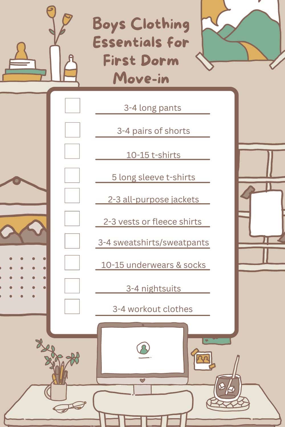 22 Dorm Room Essentials for Boys to Pack for College Dorm