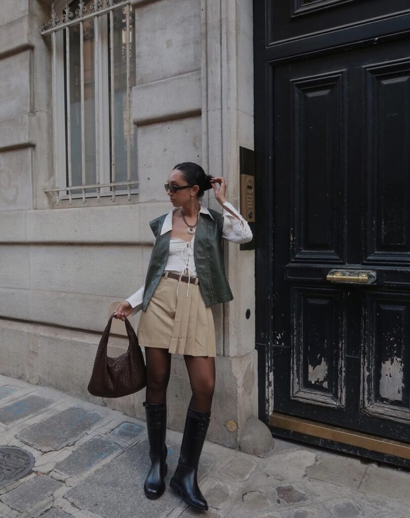 Flared Skirt Outfits – 20 Ways To Style Them