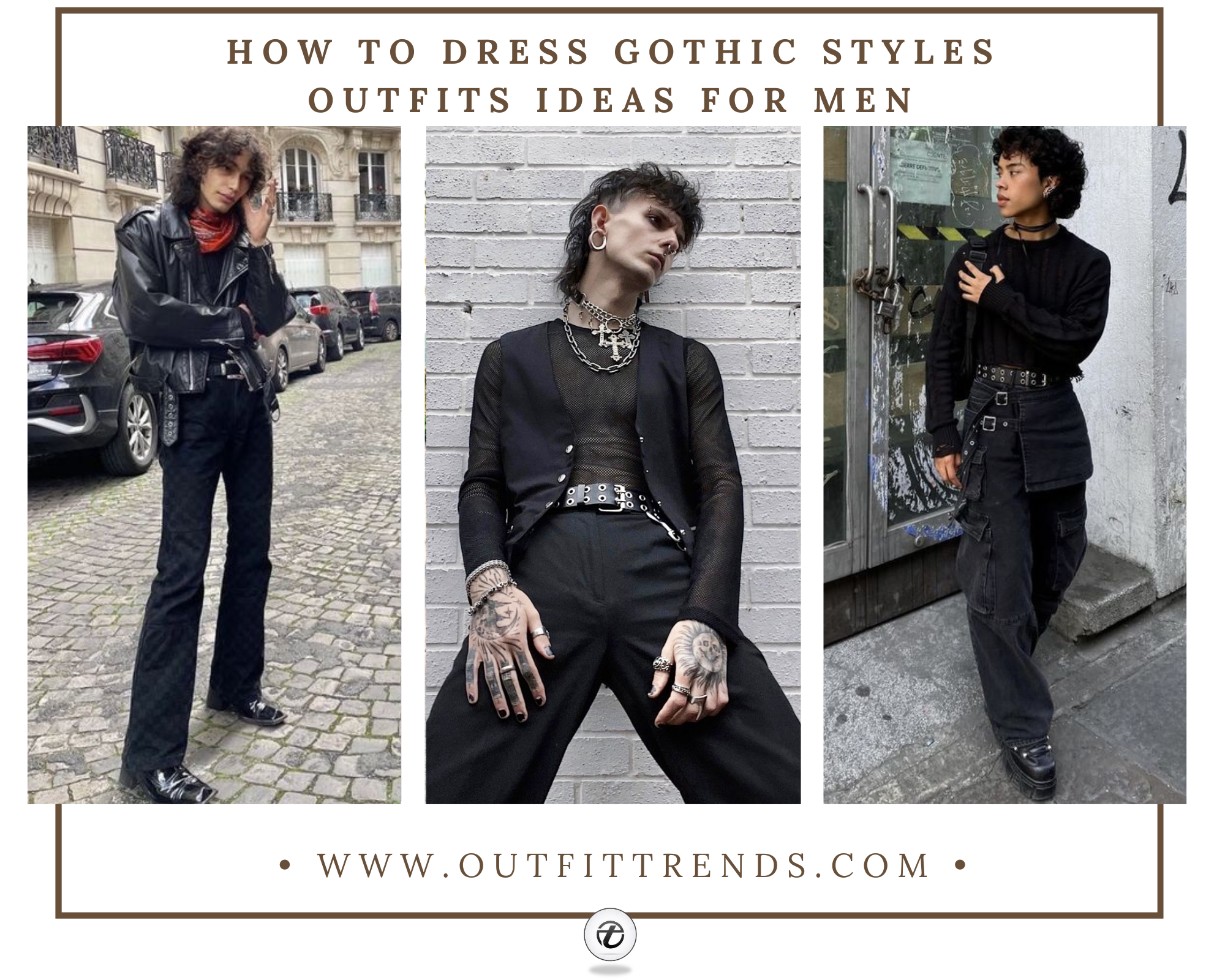 36 Goth Outfit Ideas For Men with Styling Tips