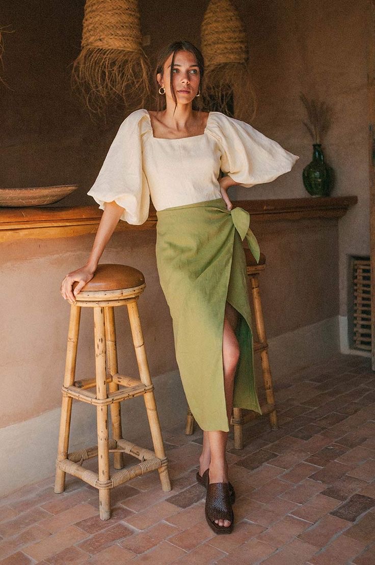 How to Style Wrap Skirts? 32 Outfit Ideas