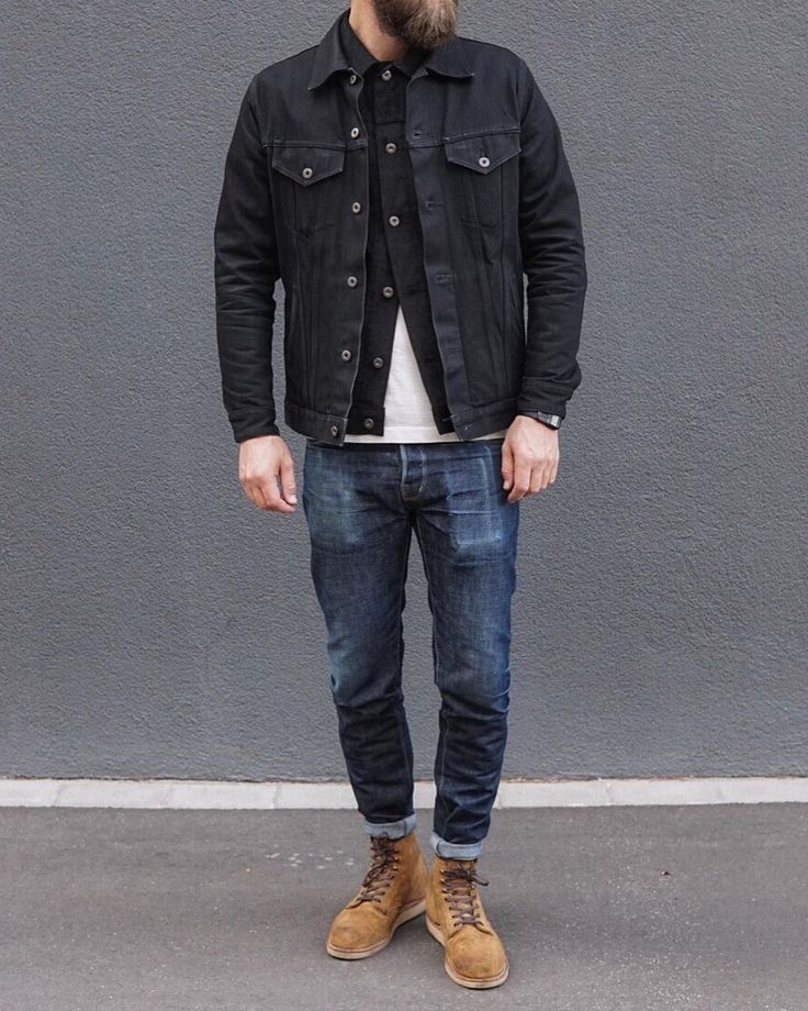 24 Best Black Denim Jacket Outfits For Men