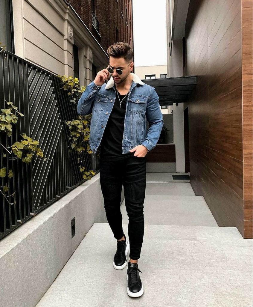 24 Best Black Denim Jacket Outfits For Men
