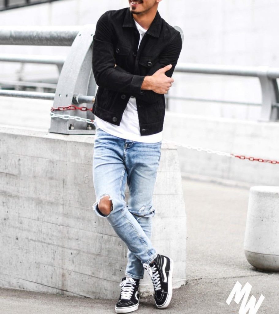 24 Best Black Denim Jacket Outfits For Men