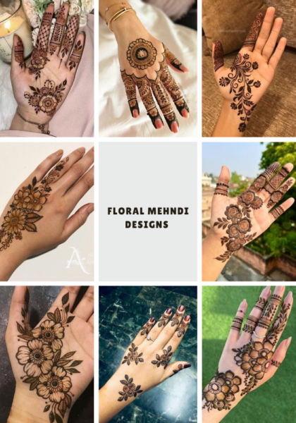 Best Floral Mehndi Designs with Step by Step Video Tutorial