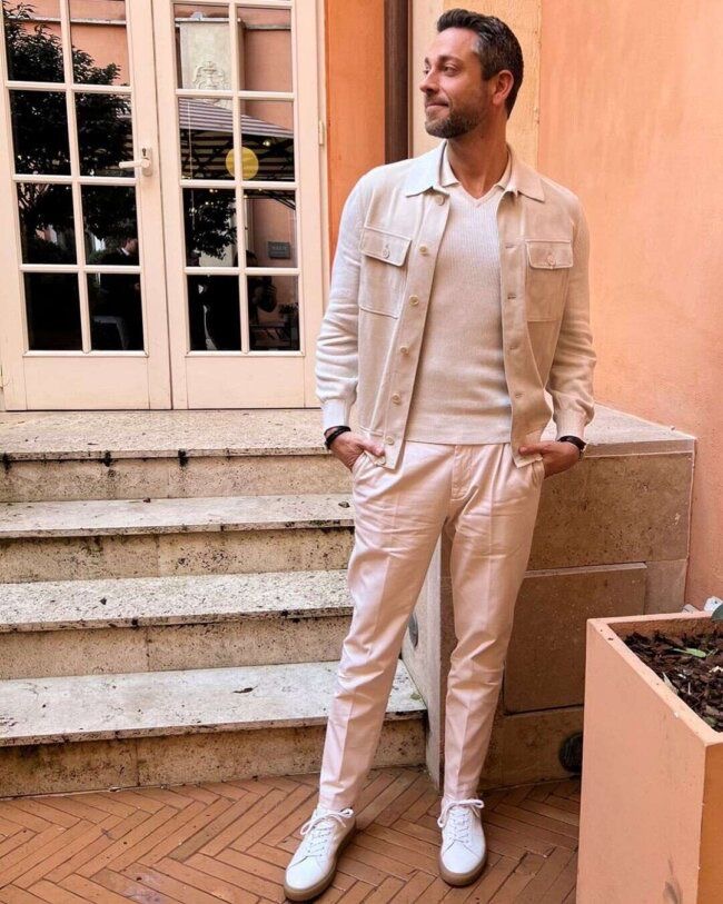 30 Best White Jacket Outfit Ideas for Men with Styling Tips
