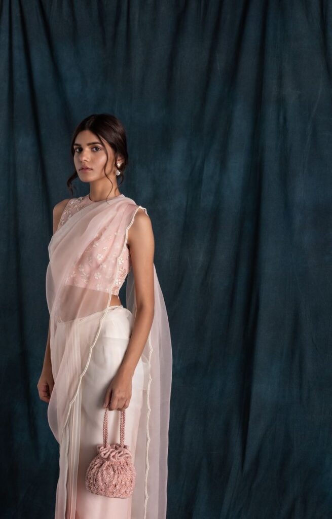 How To Wear An Organza Saree? 13 Best Organza Saree Designs