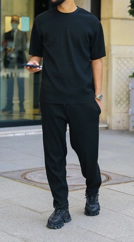 All Black Outfits Men: 23 All Black Dressing Ideas for Guys