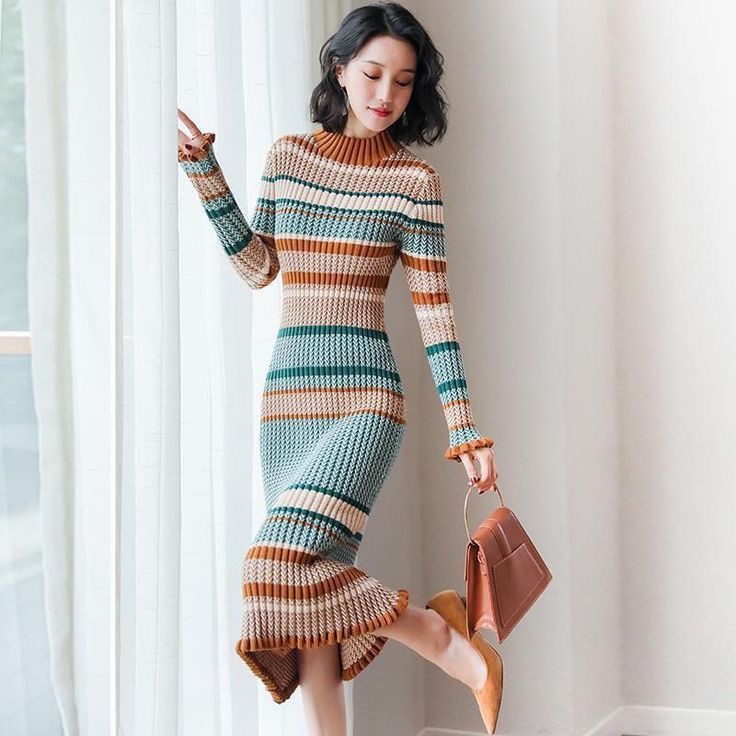 How To Wear A Knitted Dress? 20 Chic Outfit Ideas