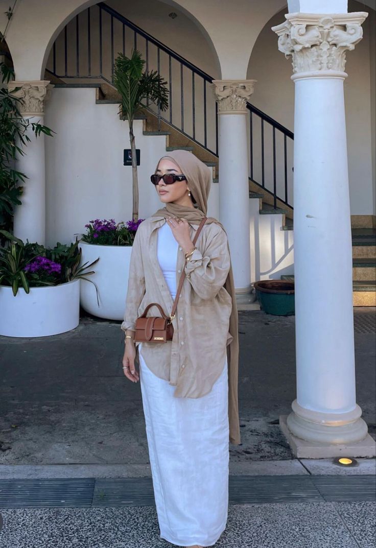 20 Chic Summer Hijab Styles and Outfit Ideas