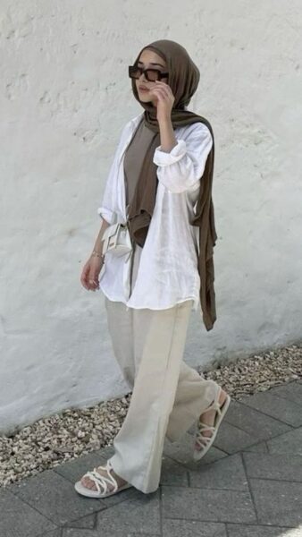 20 Chic Summer Hijab Styles and Outfit Ideas