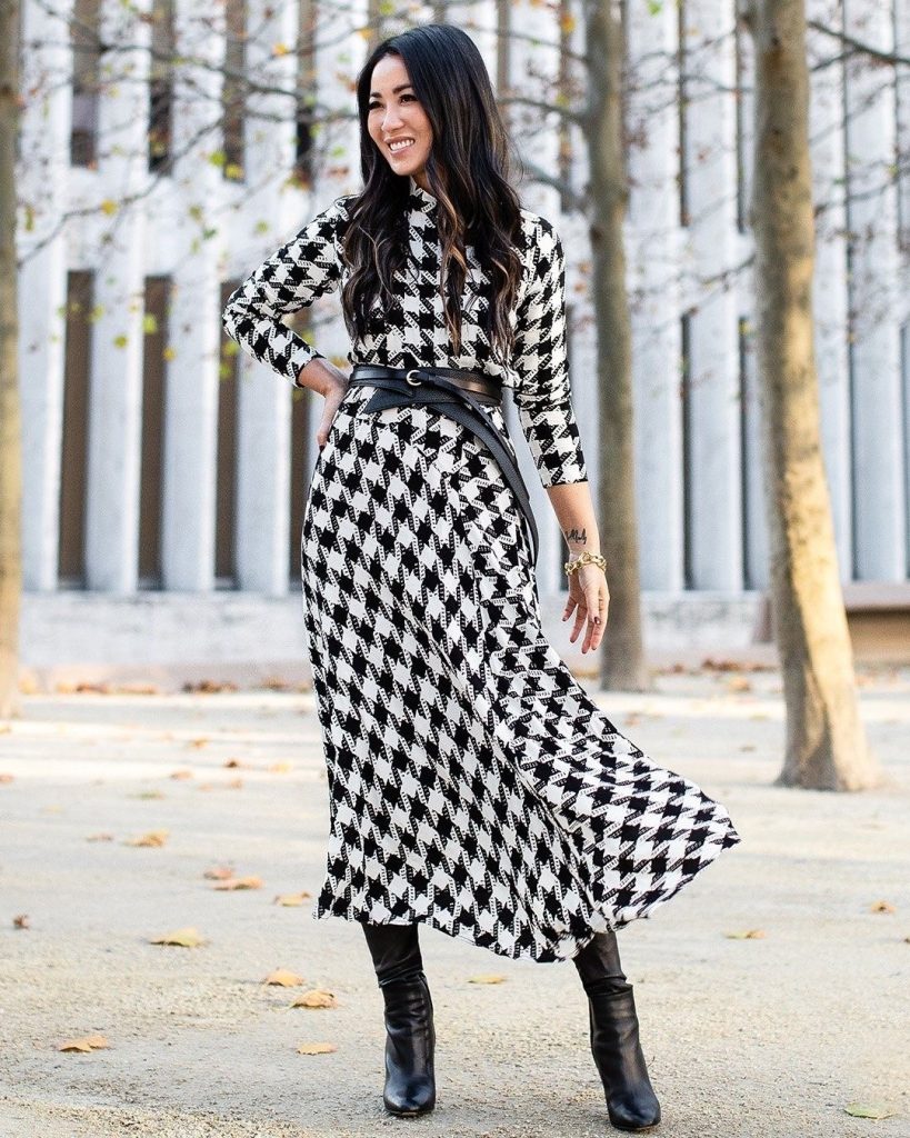 20 Houndstooth Pattern Outfit Ideas & Styling Tips