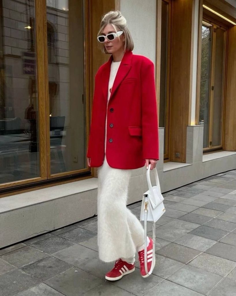 How To Wear A Red Blazer - 20 Chic Ways To Style A Red Blazer