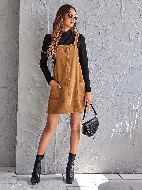 How to Wear a Pinafore Dress? 22 Outfit Ideas – Outfit Trends