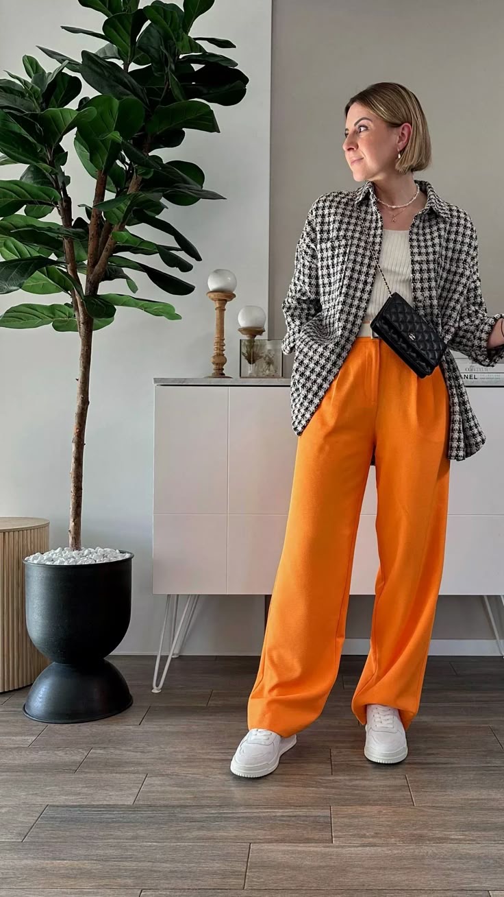 How to Wear Orange Pants? 40 Outfit Ideas & Styling Tips
