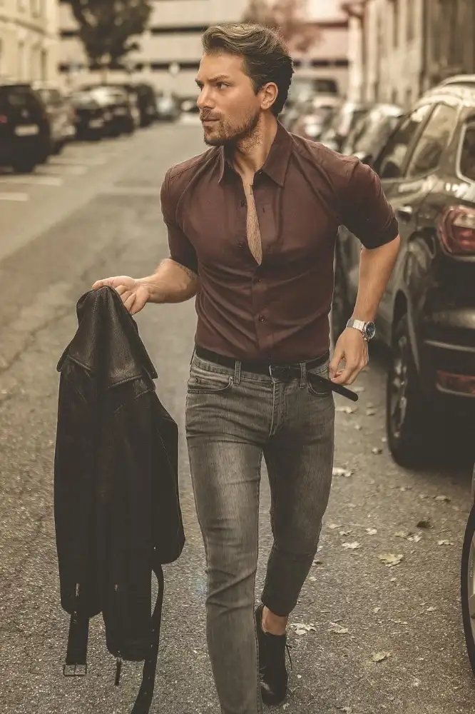 How To Wear Grey Jeans for Men ? 20 Outfit Ideas – Outfit Trends
